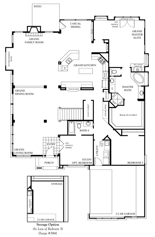 New Home Floor Plans - Grand Meridian